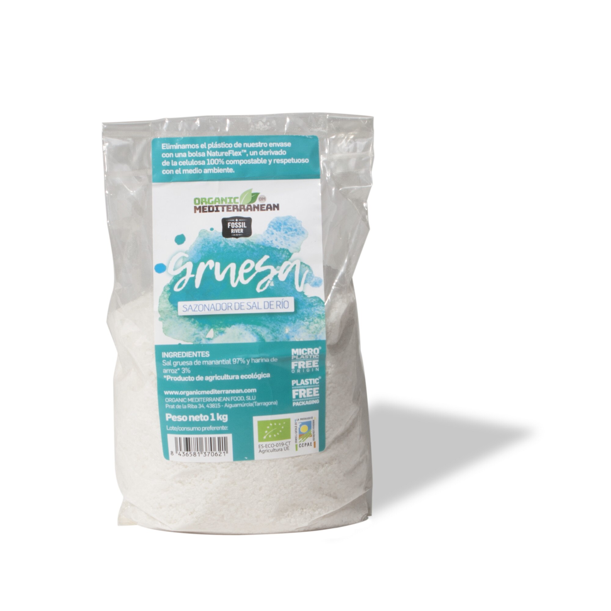 Sare neiodata grunjoasa bio De la Conca 1 kg - eMAG.ro