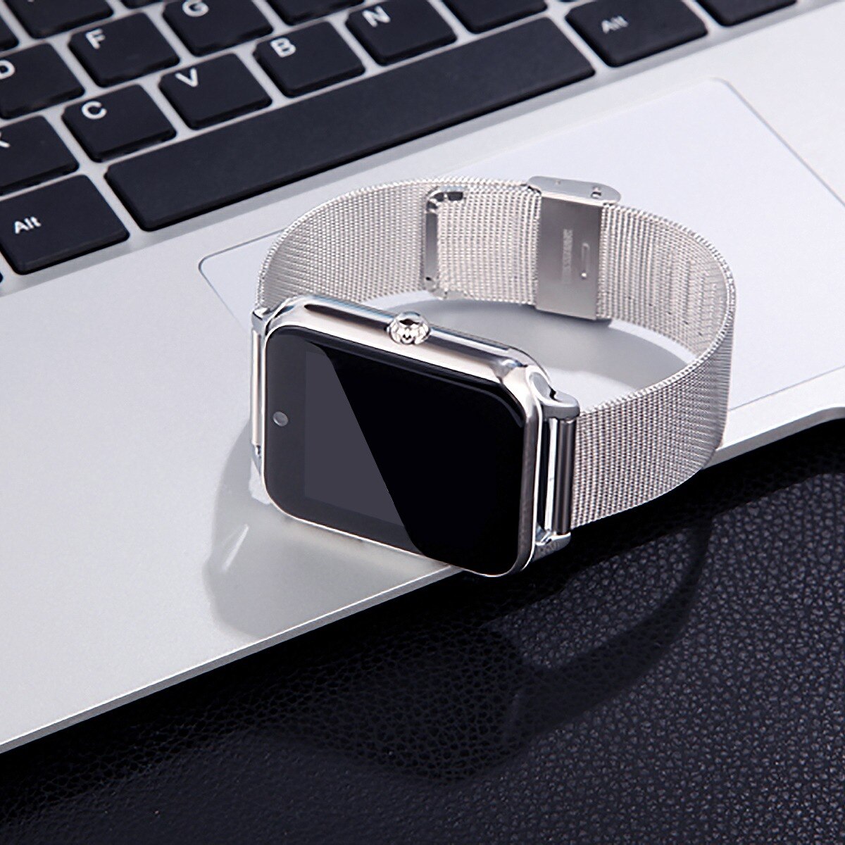 Smartwatch Kinex Z60, Metal, Argintiu - eMAG.ro