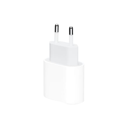 Incarcator retea compatibil cu iPhone, USB Type C, 18W, Alb - eMAG.ro