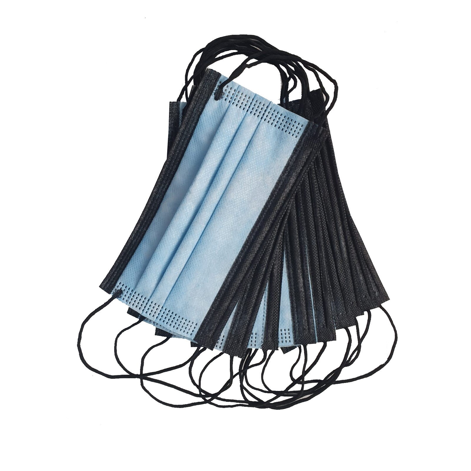 Masca chirurgicala medicala, 3 straturi, 3 pliuri, set 50 bucati, BFE ...