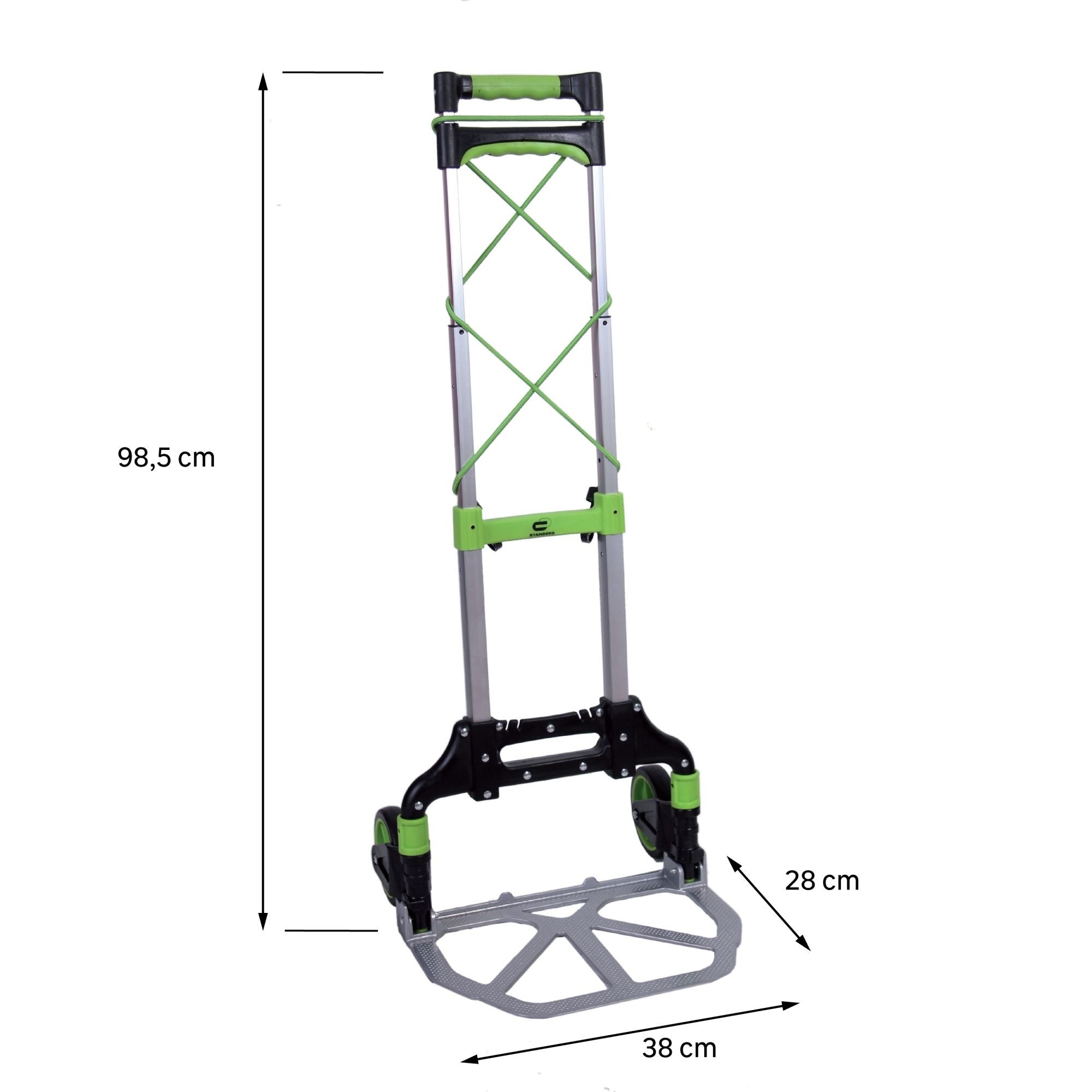 Carut din aluminiu,pliabil cu roti,inaltime reglabila,marfa,tip liza ...