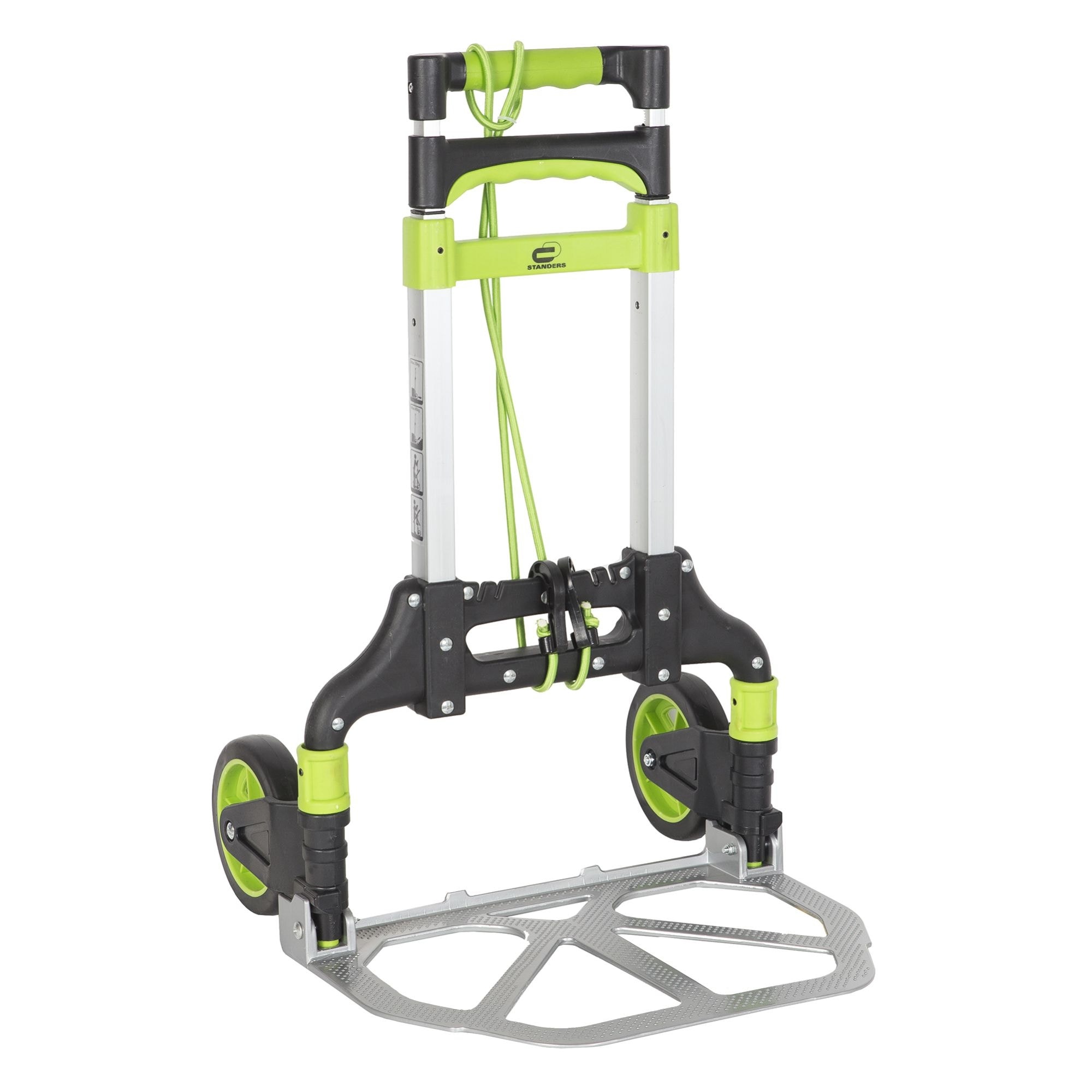 Carut din aluminiu,pliabil cu roti,inaltime reglabila,marfa,tip liza ...