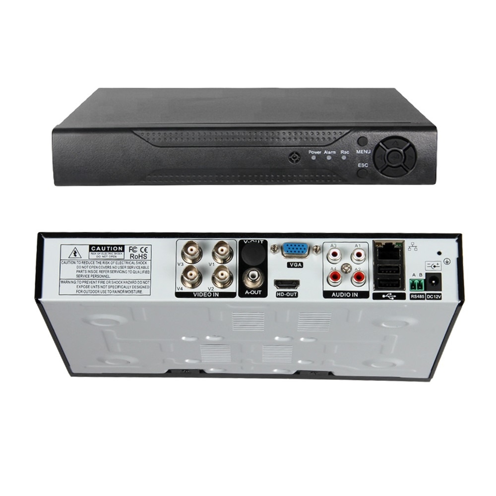 Sistem DVR, 4 canale, 1080N, HDMI, VGA, Negru - eMAG.ro