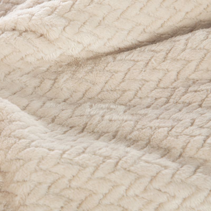 Cuvertura de Pat, Patura pled, Eurofirany, 70x160, CINDY-3, Bej 1 - eMAG.ro