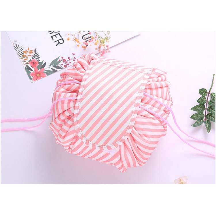 Geanta cosmetice make-up alb/roz - eMAG.ro