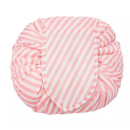 Geanta cosmetice make-up alb/roz - eMAG.ro