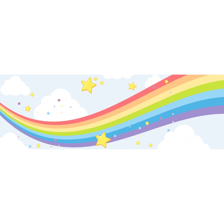 Sticker decorativ - Curcubeu - 150x50 cm - eMAG.ro