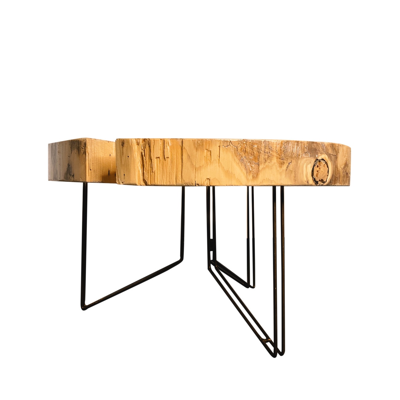 Masa de Cafea, Woodly, Novi, Lemn Masiv, 50 cm - eMAG.ro