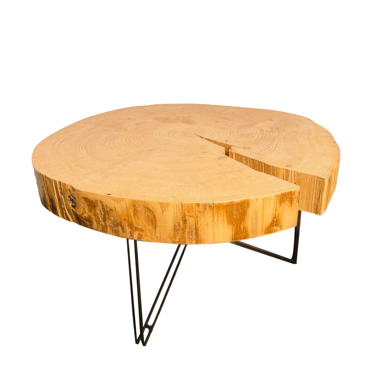 Masa de Cafea, Woodly, Novi, Lemn Masiv, 50 cm - eMAG.ro