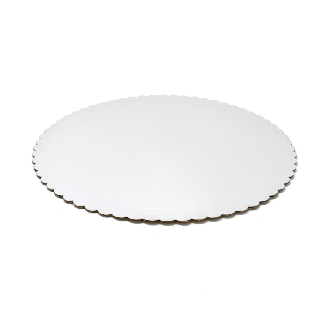 Set 5 discuri tort rotunde dantelate cu 2 fete auriu argintiu 28cm ...