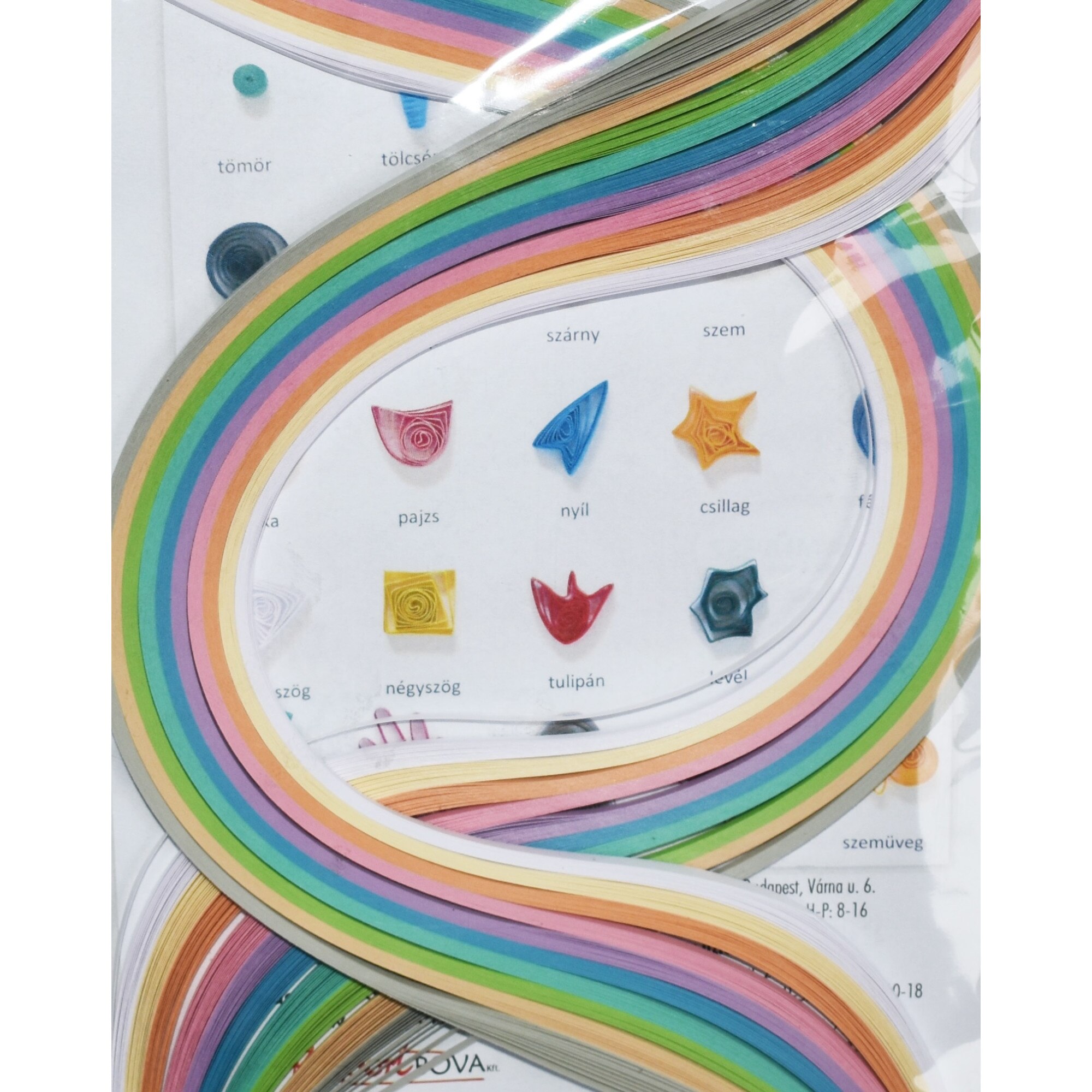 Hartie quilling, pastel, 280 fasii, 34 cm - eMAG.ro