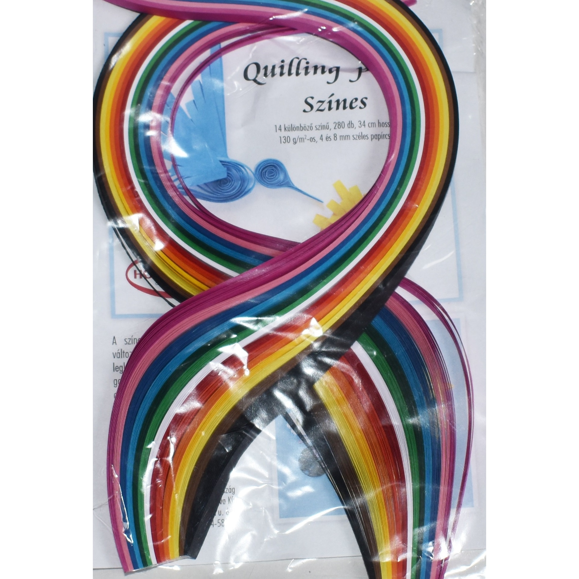 Hartie quilling, colorful, 280 fasii, 34 cm - eMAG.ro