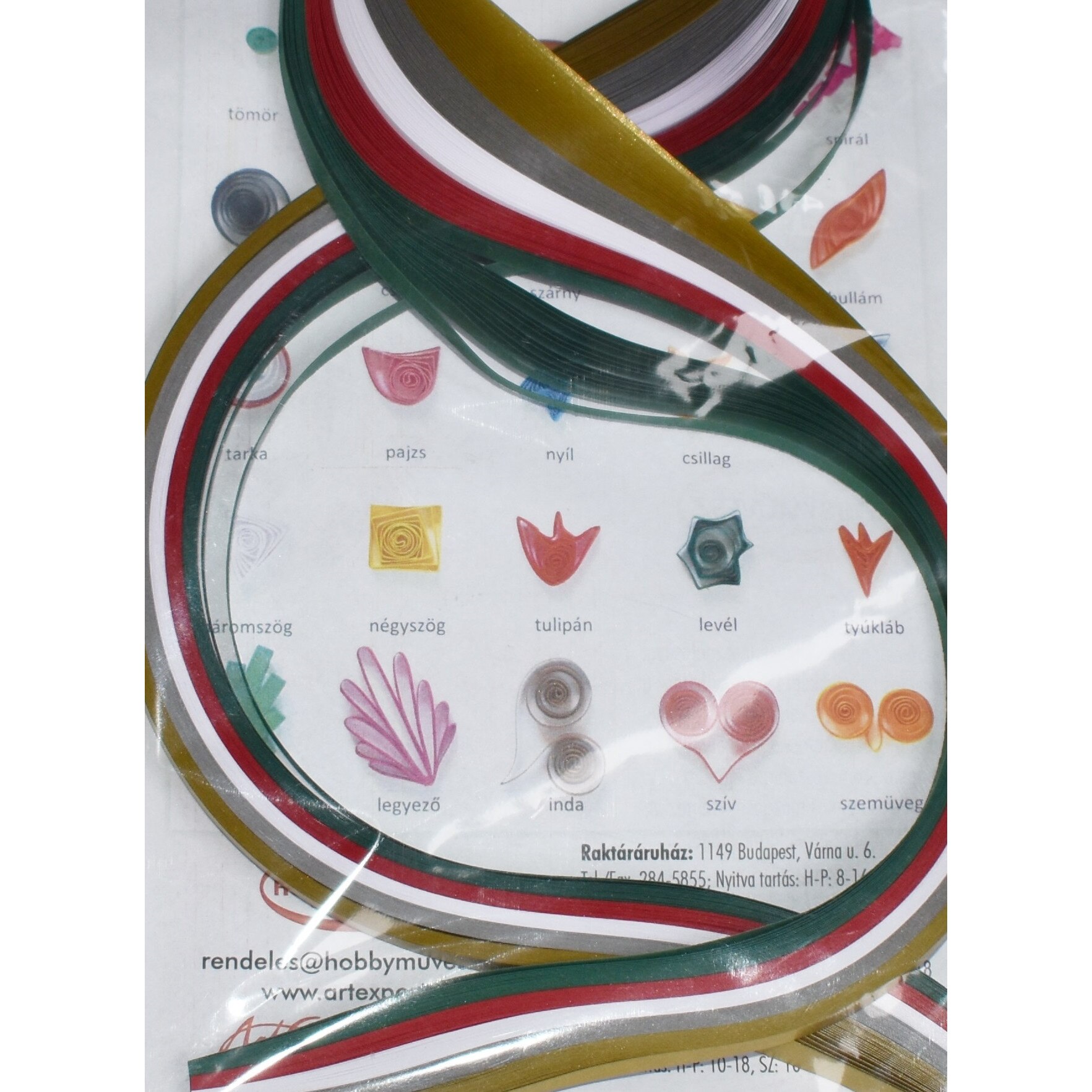 Hartie quilling, metal, 170 fasii, 34 cm - eMAG.ro