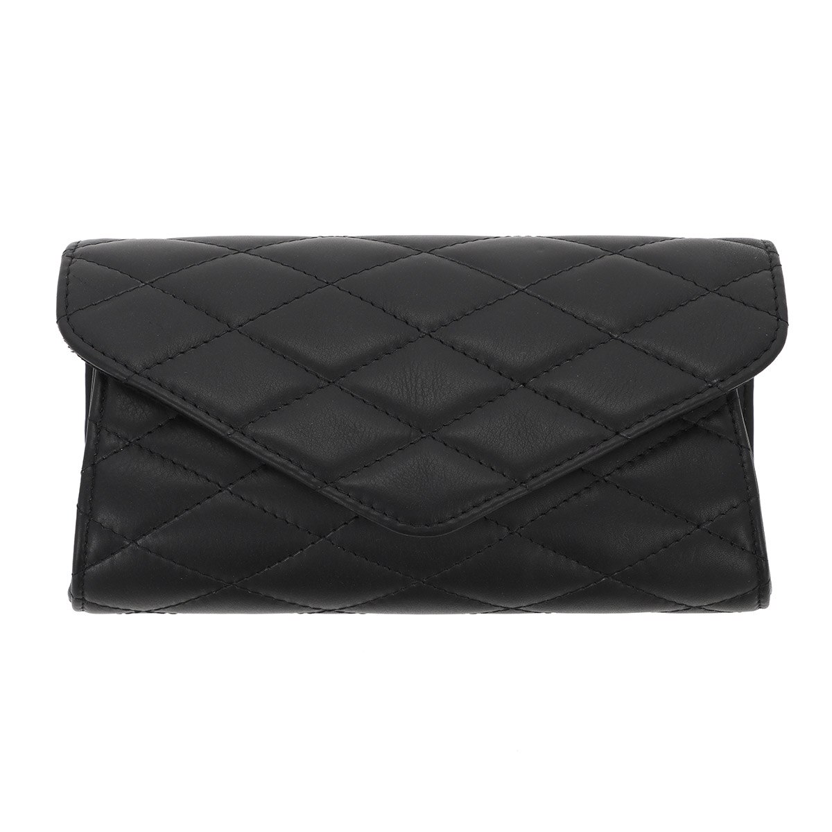 Plic elegant negru din piele naturala tip matlasat, model 08, MAGAZINUL ...