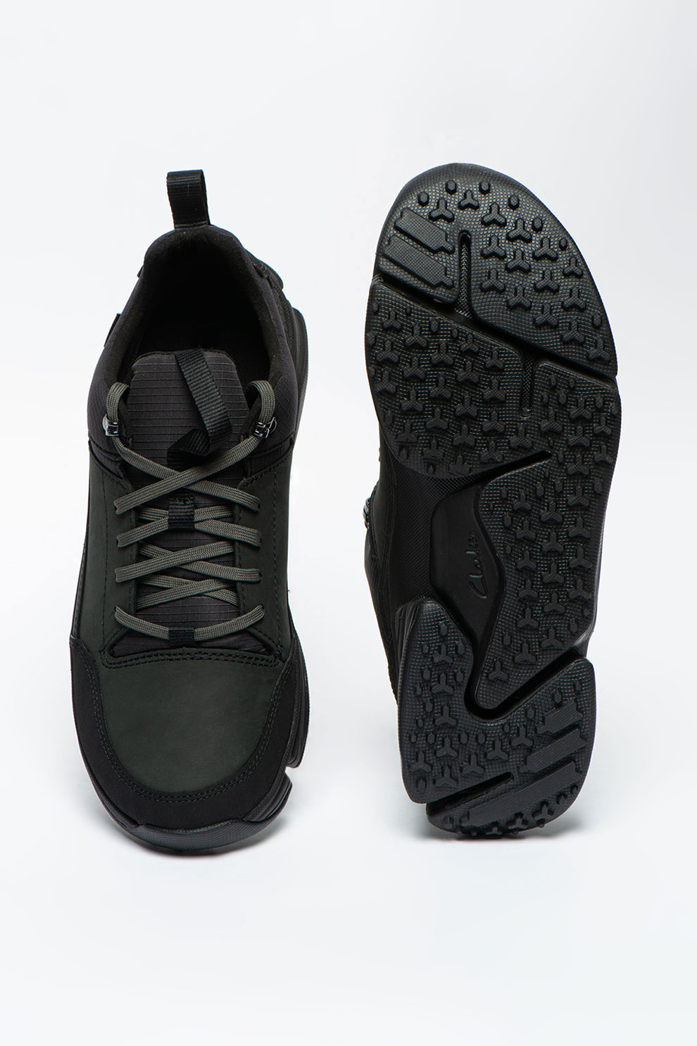 Clarks, Непрокаеми спортни обувки Tri Path Walk, Черен, 10.5 - eMAG.bg