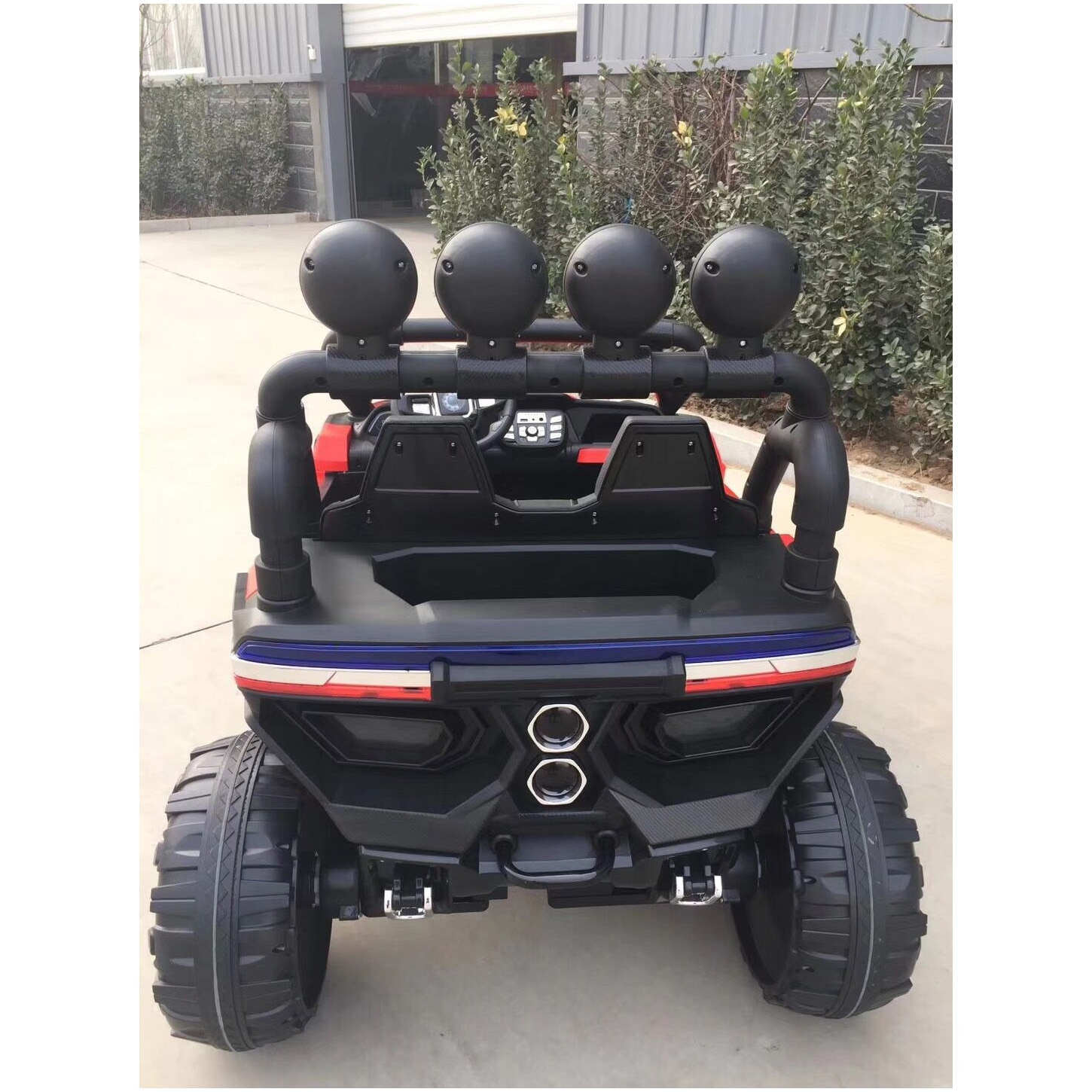 Електрическа кола Mappy Buggy Light 4x4, Черен/Син - eMAG.bg