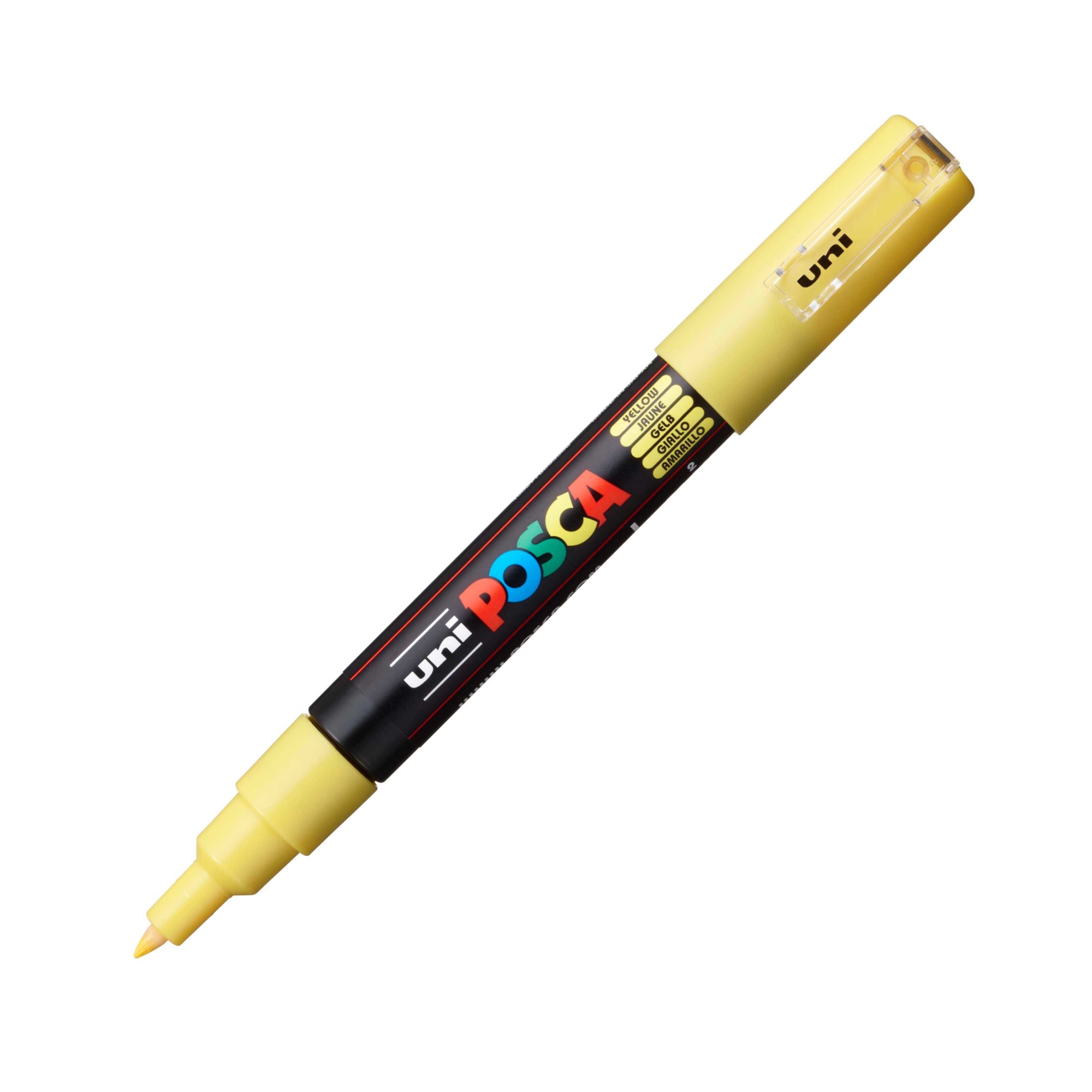 Маркер UNI PC-1M Posca 0.7 mm, жълт - eMAG.bg