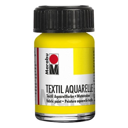 Vopsea textile Aquarelle, Marabu, 15 ml, Galben - eMAG.ro