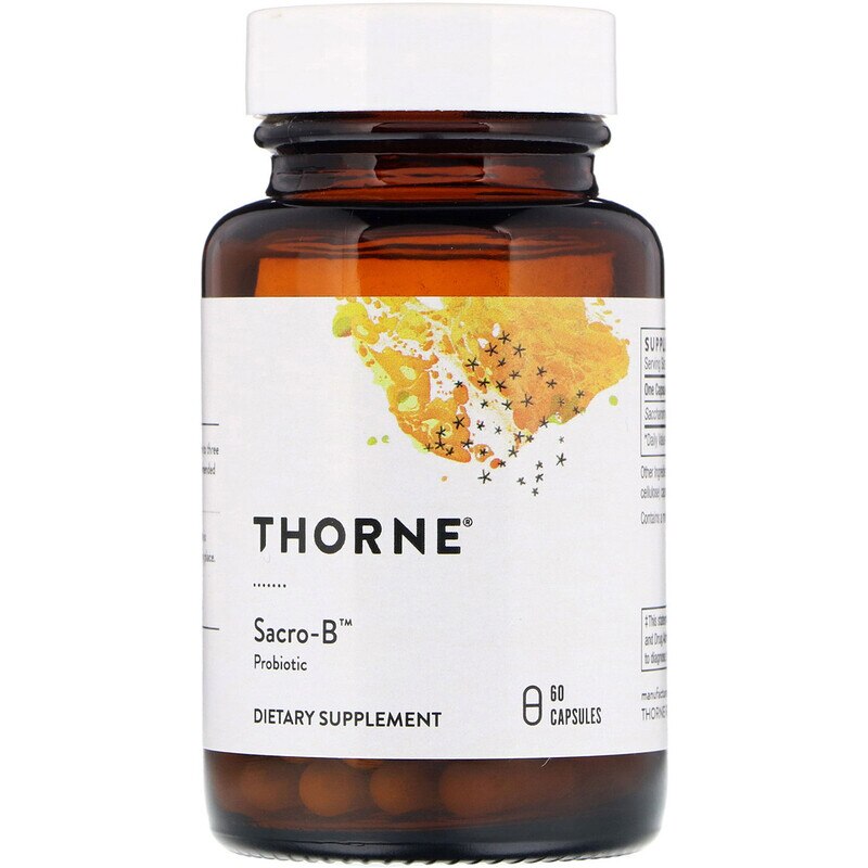 Thorne Research Sacro-B Saccharomyces boulardii étrendkiegészítő, 60 ...