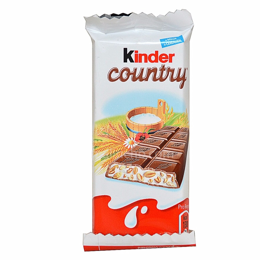 Pachet 15x Baton de ciocolata cu crema de lapte si cereale Kinder ...