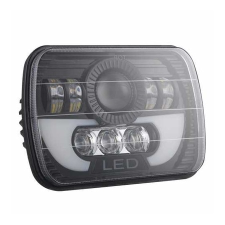 Set Faruri led, 5x7 inch, 130w, Universale, Daylight,12-24v - eMAG.ro