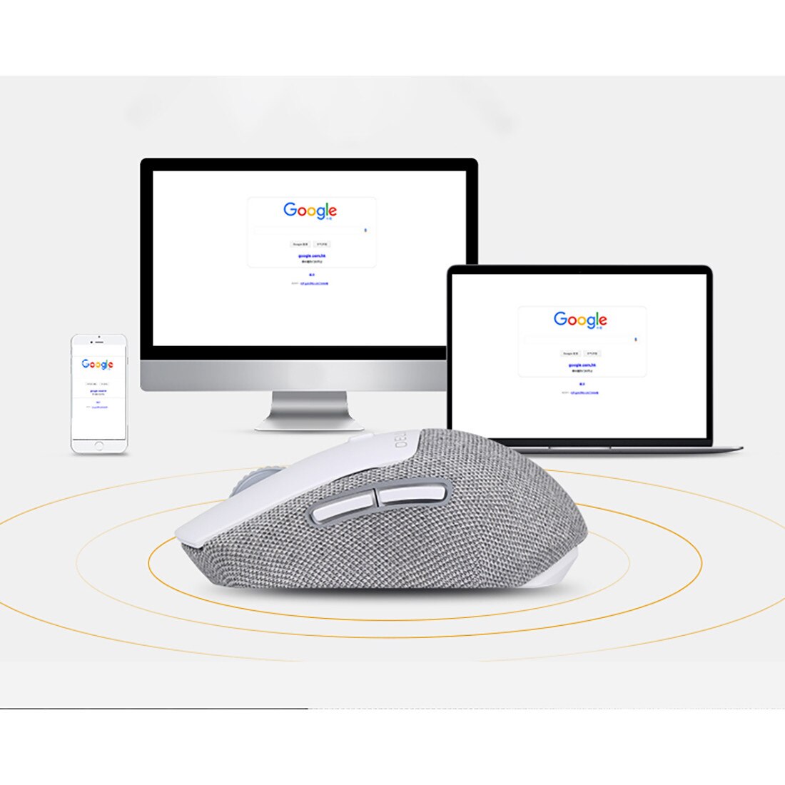 Mouse cu cablu Delux M520gx, 800-2400 DPI, Alb - eMAG.ro