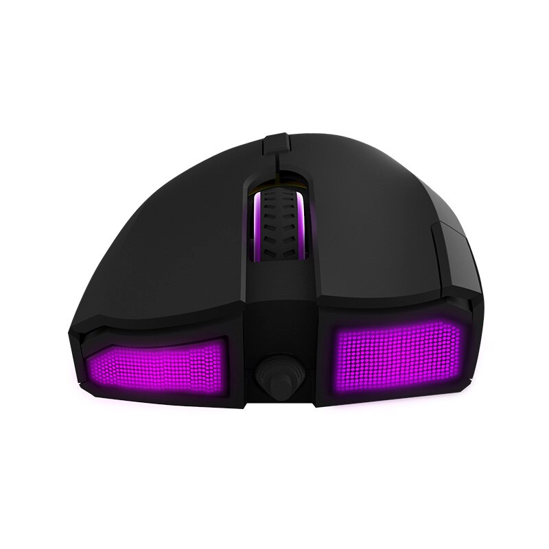 Mouse gaming Delux M625BU cu fir, RGB, 4000 DPI, 7 Butoane programabile ...