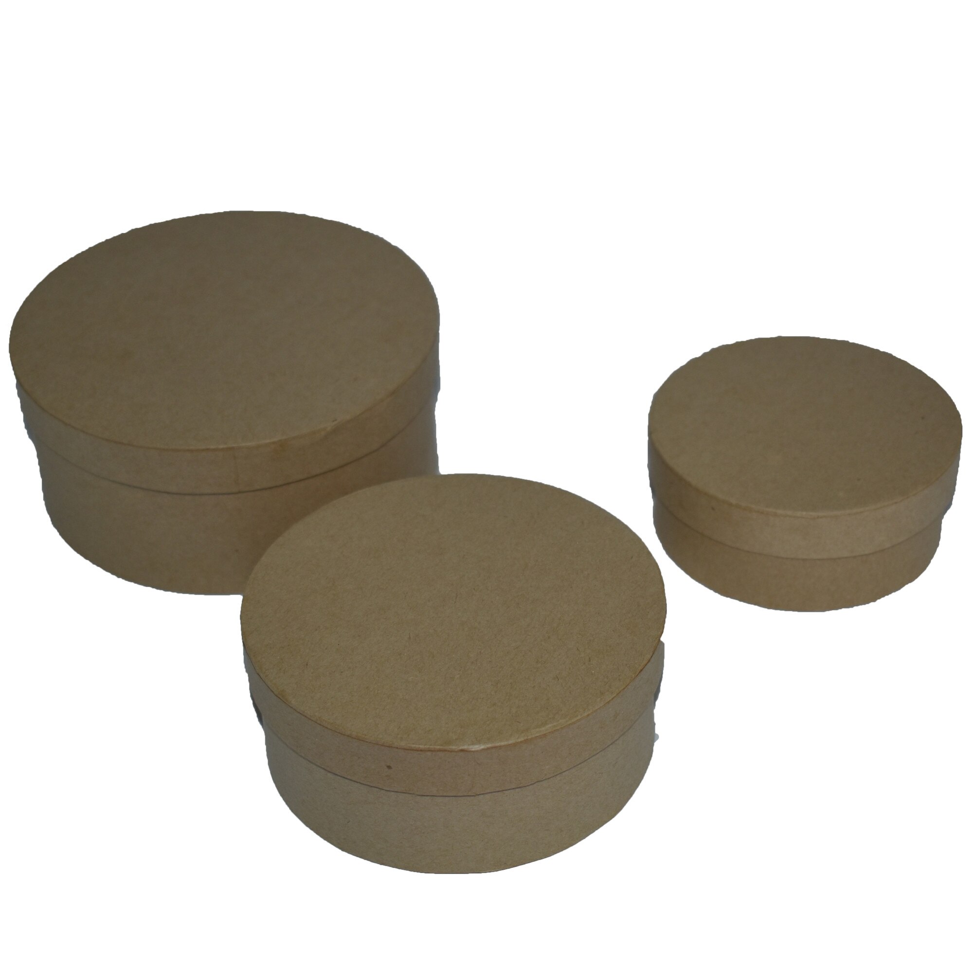Set de cutii din carton, rotund, 14x6 cm - eMAG.ro
