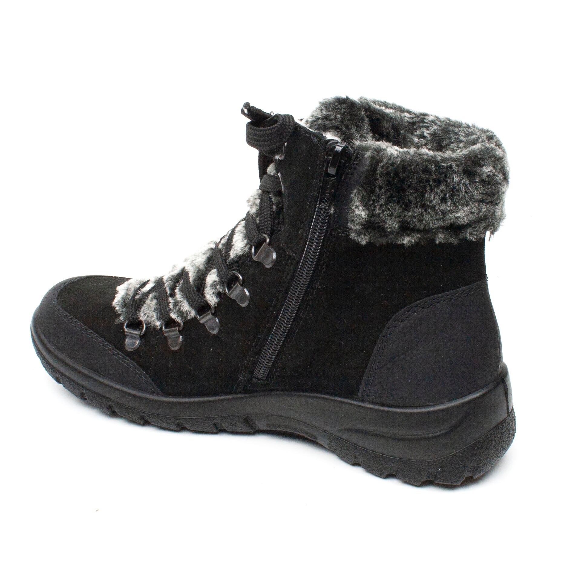 Ghete dama namur negru, Rieker, 39 EU - eMAG.ro