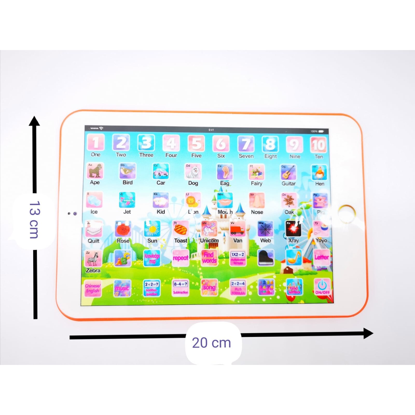 Tableta jucarie, Smart Tablet, 20 x 13 cm - eMAG.ro