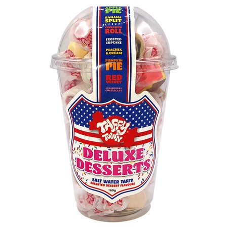 Bomboane Gumate Taffy Town Candy Cup - Deluxe Desserts 160g - eMAG.ro
