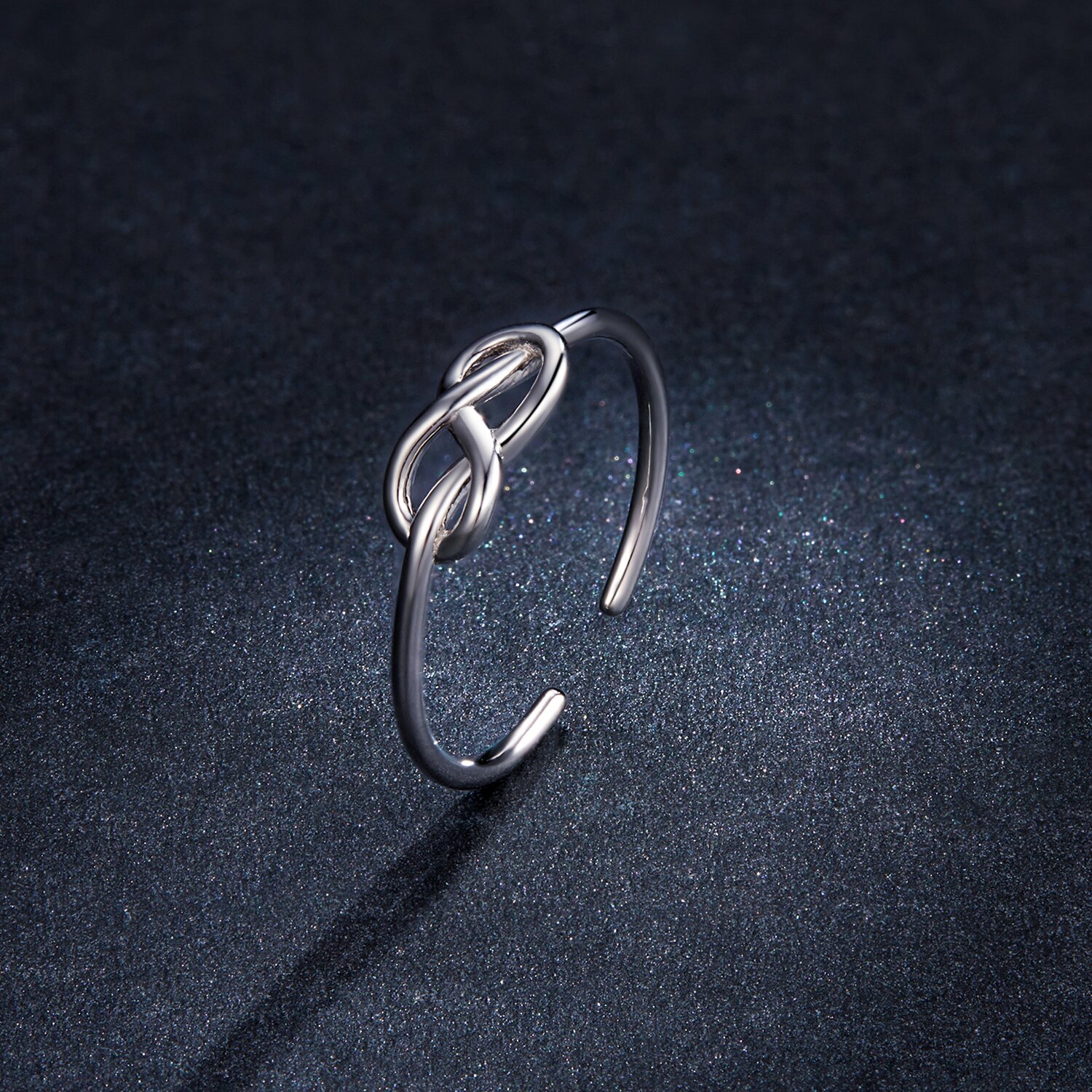 Inel reglabil din argint Infinity Rope - eMAG.ro