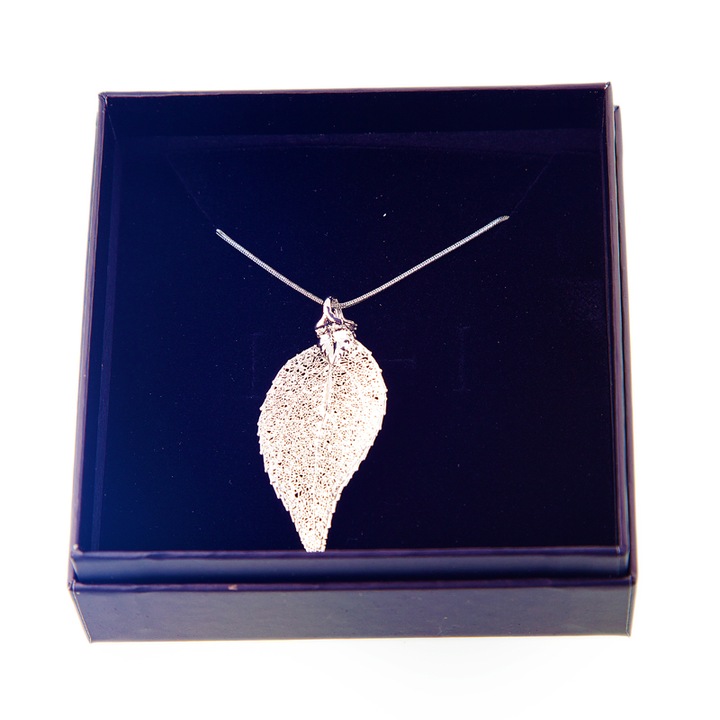 Pandantiv Ariki din frunza naturala de cires LF31AG - eMAG.ro