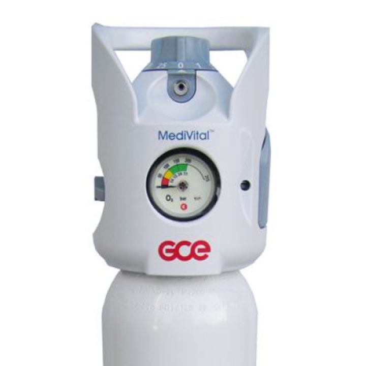 Kit tub oxigen medical 10 litri cu regulator MediVital GCE+masca ...