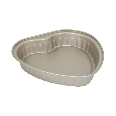 Tava in forma de inima 27 x 26,5 x 4,5 cm, My Bronze Pastry Cook BH ...