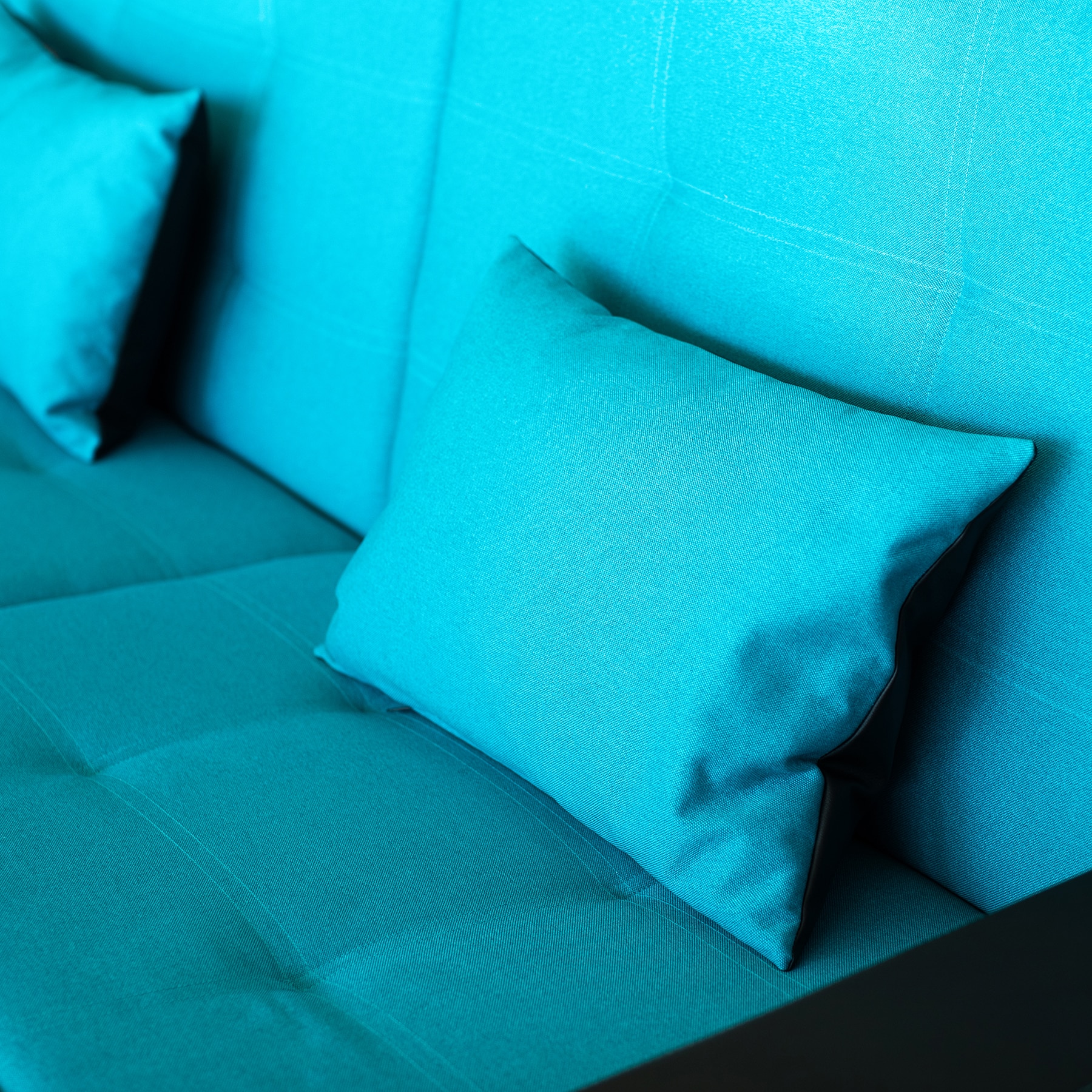 Canapea extensibila Maria, 235x95 cm, turcoaz - eMAG.ro