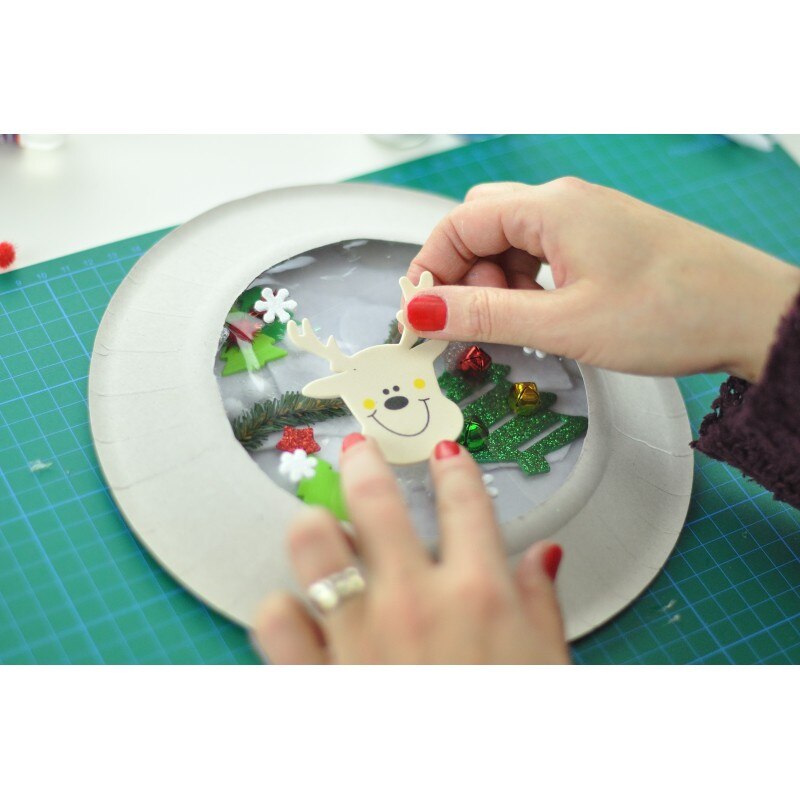 Accesorii craft - AD721 Craciun inzapezit - eMAG.ro