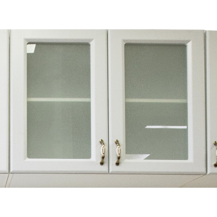 Set Mobila bucatarie LUISA 2.6 m MDF infoliat, Carcasa Alb / Front MDF ...