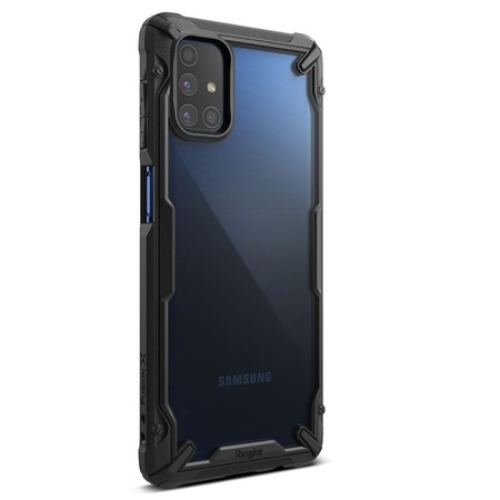 Carcasa Ringke Fusion X compatibila cu Samsung Galaxy M51 Black - eMAG.ro