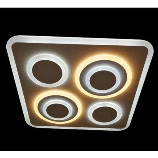 Lustra led cu telecomanda, Patrata, Intensitate reglabila ,Lumina rece ...