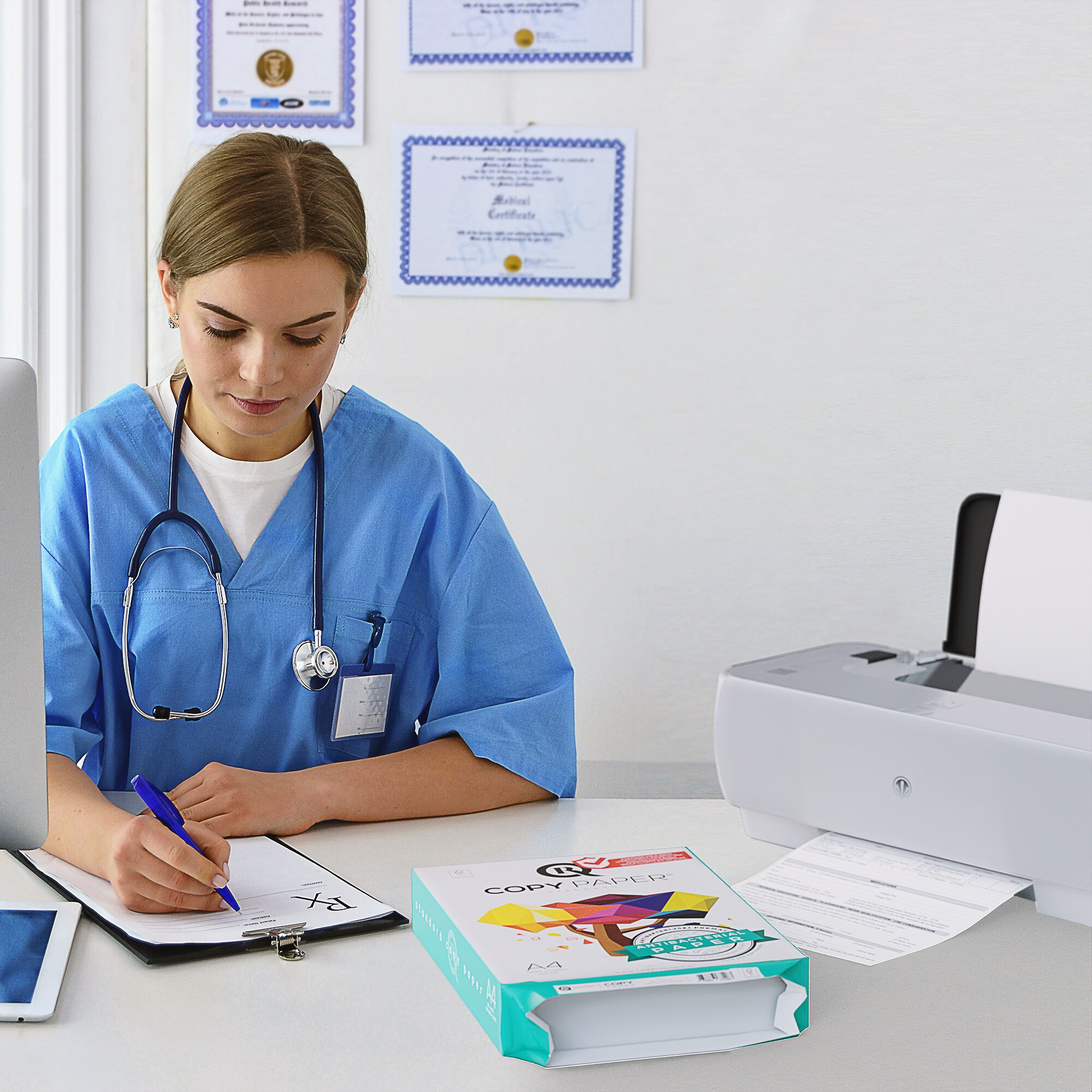 Hartie Copiator R COPYPAPER STANDARD ANTIBACTERIAL, A4, 80g/mp, 5 ...