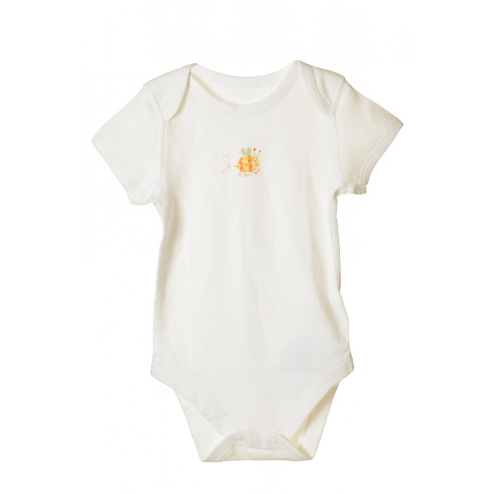 Body pentru copii, Marks & Spencer, Bumbac, 80-86 cm, Alb - eMAG.ro