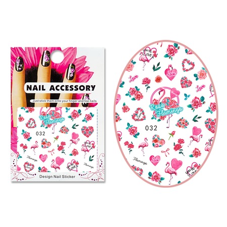 Самозалепващ се стикер за нокти EB032 - eMAG.bg