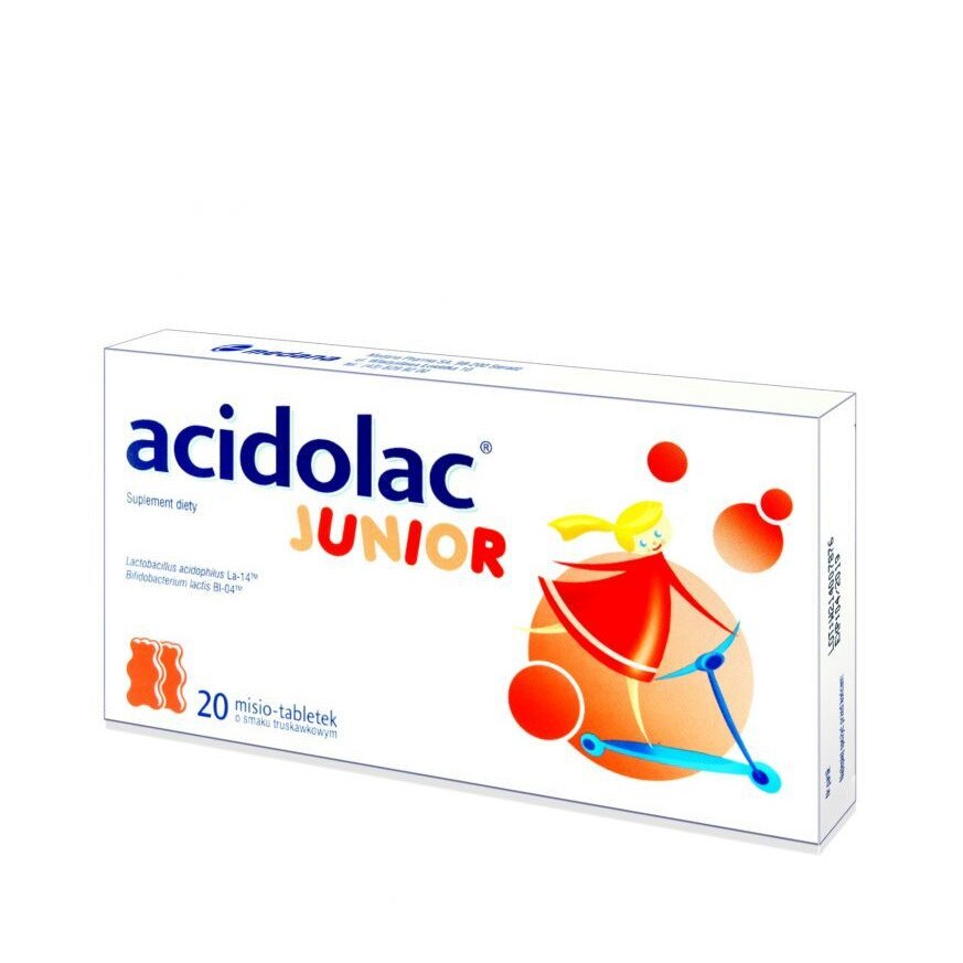 Supliment alimentar Acidolac Junior Probiotic pentru copii, 20 de ...