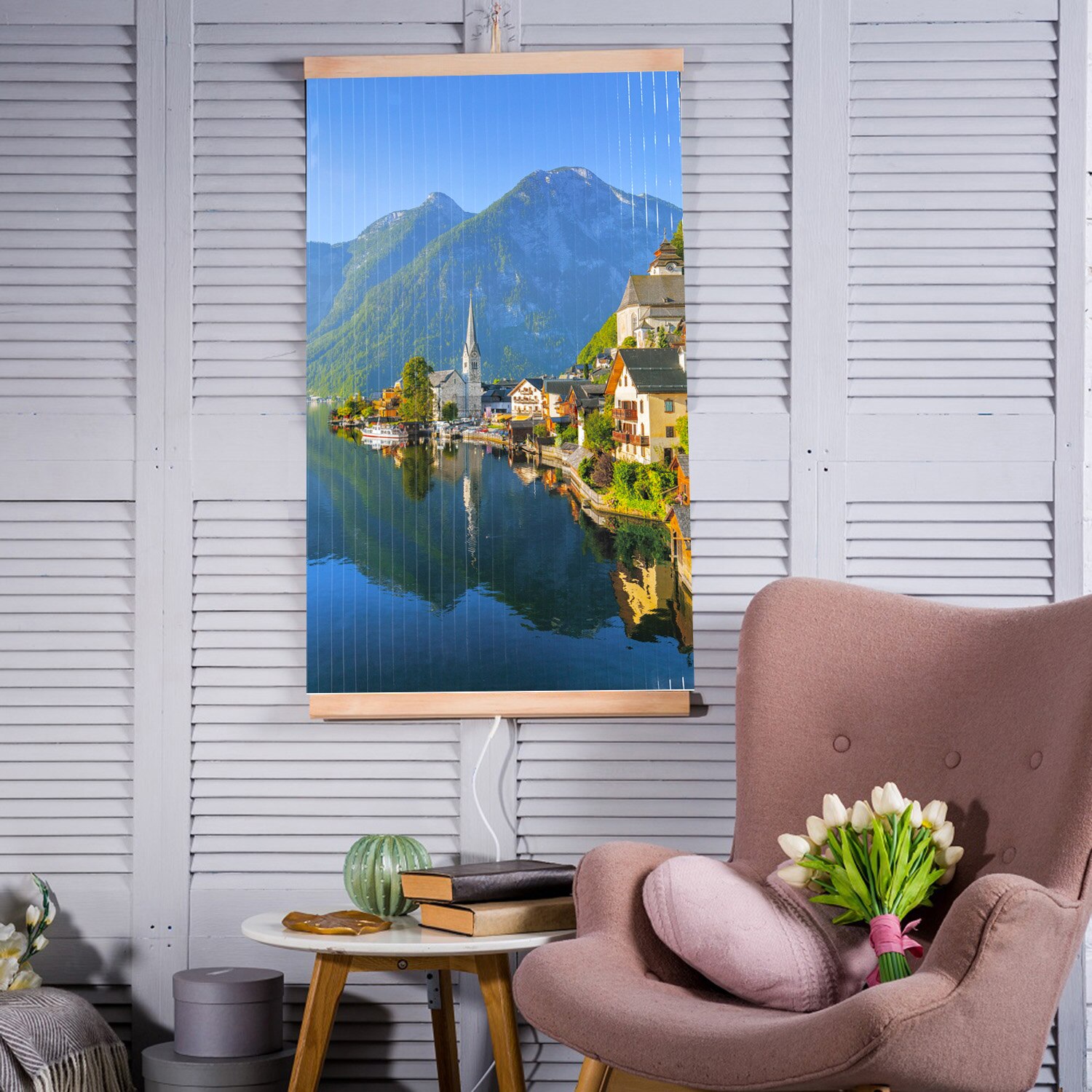 Panou electric decorativ de incalzire cu infrarosu TRIO 430W, design 13 ...