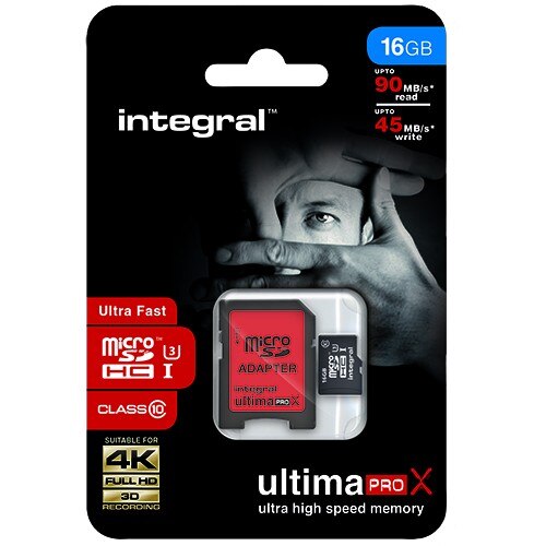 Card Memorie Micro SD cu Adaptor 90/45MBS CL10 INTEGRAL 16GB ...