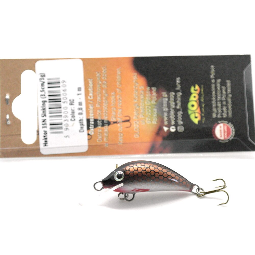 Set 10 buc voblere Gloog Hektor 35, 3.5cm, Sinking si Floating, pentru ...