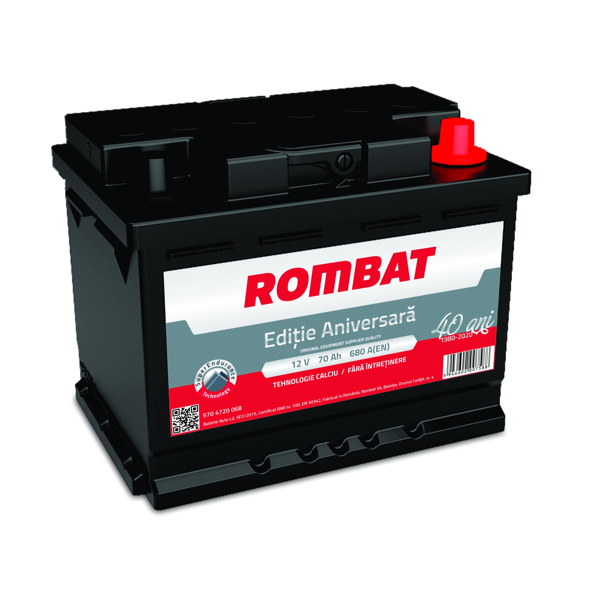 Baterie auto ROMBAT Champion 12V 70AH, 680A - eMAG.ro