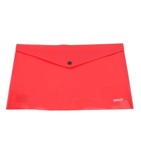 Mapa plastic plic cu capsa A3 Rosu DACO - eMAG.ro