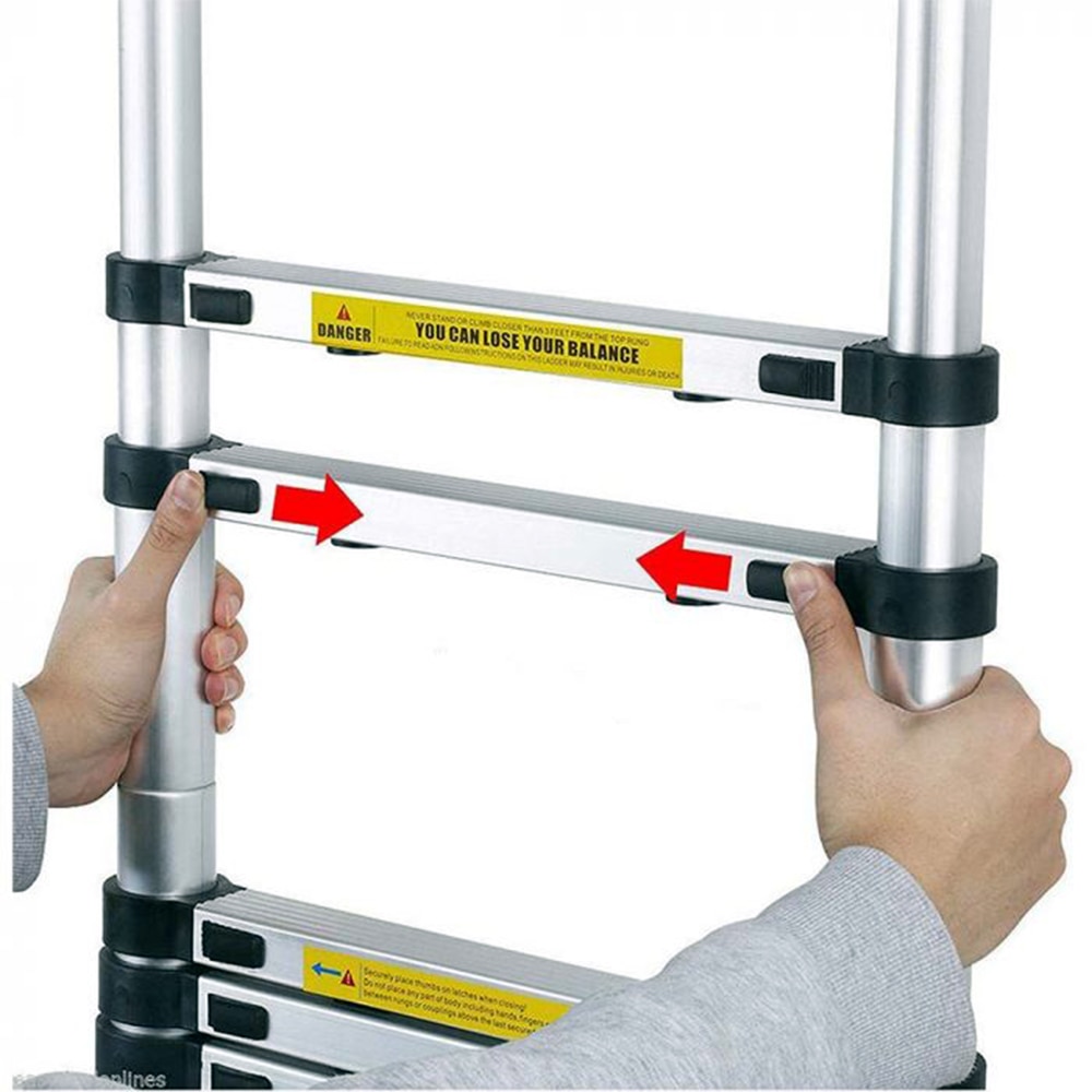 Scara telescopica, din aluminium, extensibila pana la 3.8 Metri, 14 ...